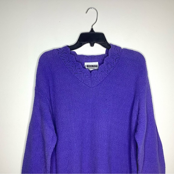 carly blake | Sweaters | Vintage Carly Blake Purple Sweater | Poshmark